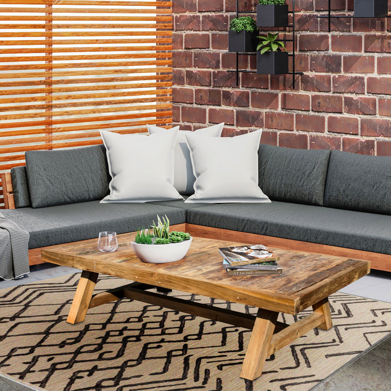 Chic Teak Recycled Teak Coffee Table Reviews Wayfair